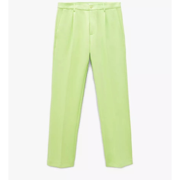 Zara | Pants | Zara Mens Lime Green Pants | Poshmark